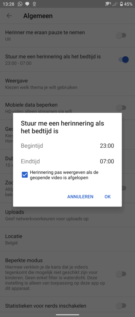 Bedtijd? YouTube app herinnert je er vanaf nu aan - TechPulse