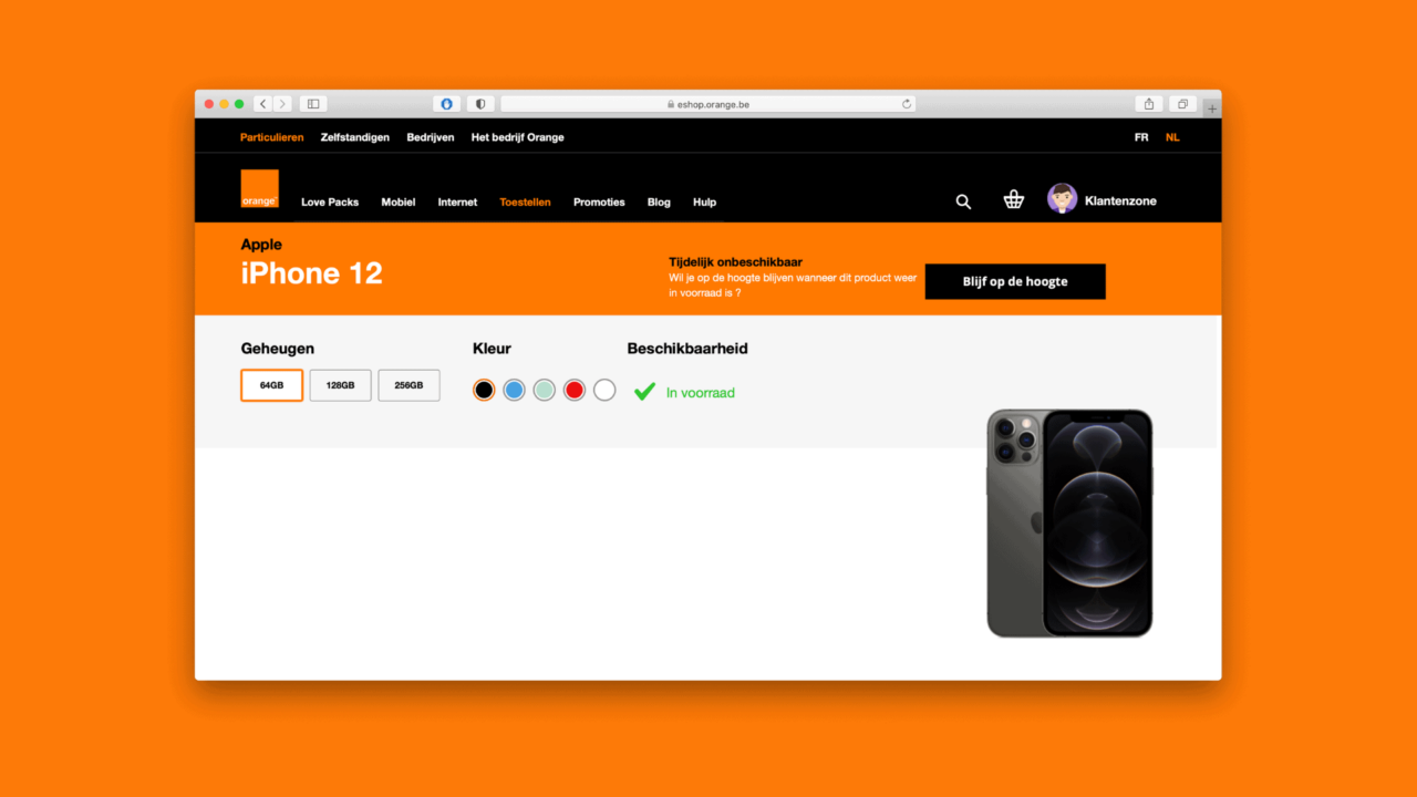 Pre-order iPhone 12 nu via Orange - TechPulse