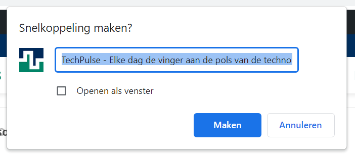 Zo creëer je in Windows snelkoppelingen naar websites - TechPulse