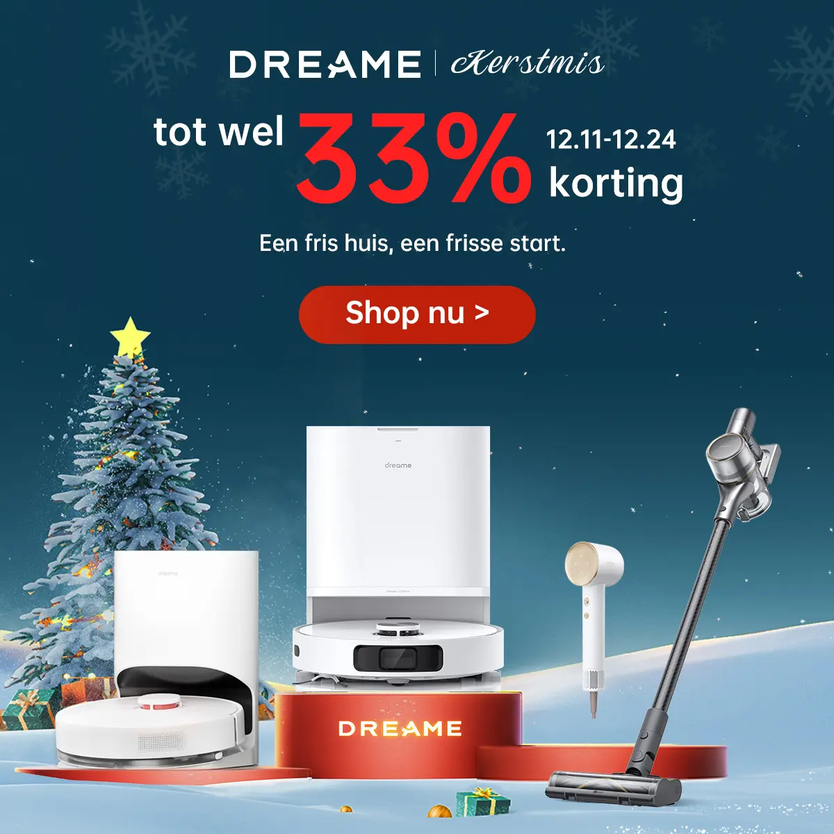 Eindejaarsdeals bij Dreame: geniet van stevige kortingen - TechPulse